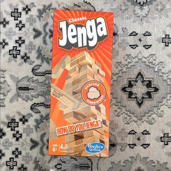 Hasbro | Games | Hasbro Jenga Game With Orange Box | Poshmark